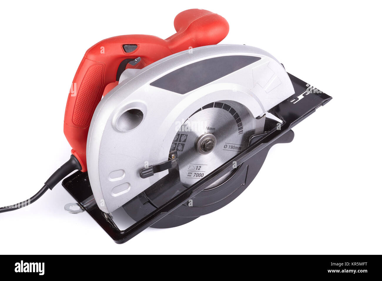 Handherd circular saw Stock Photo - Alamy