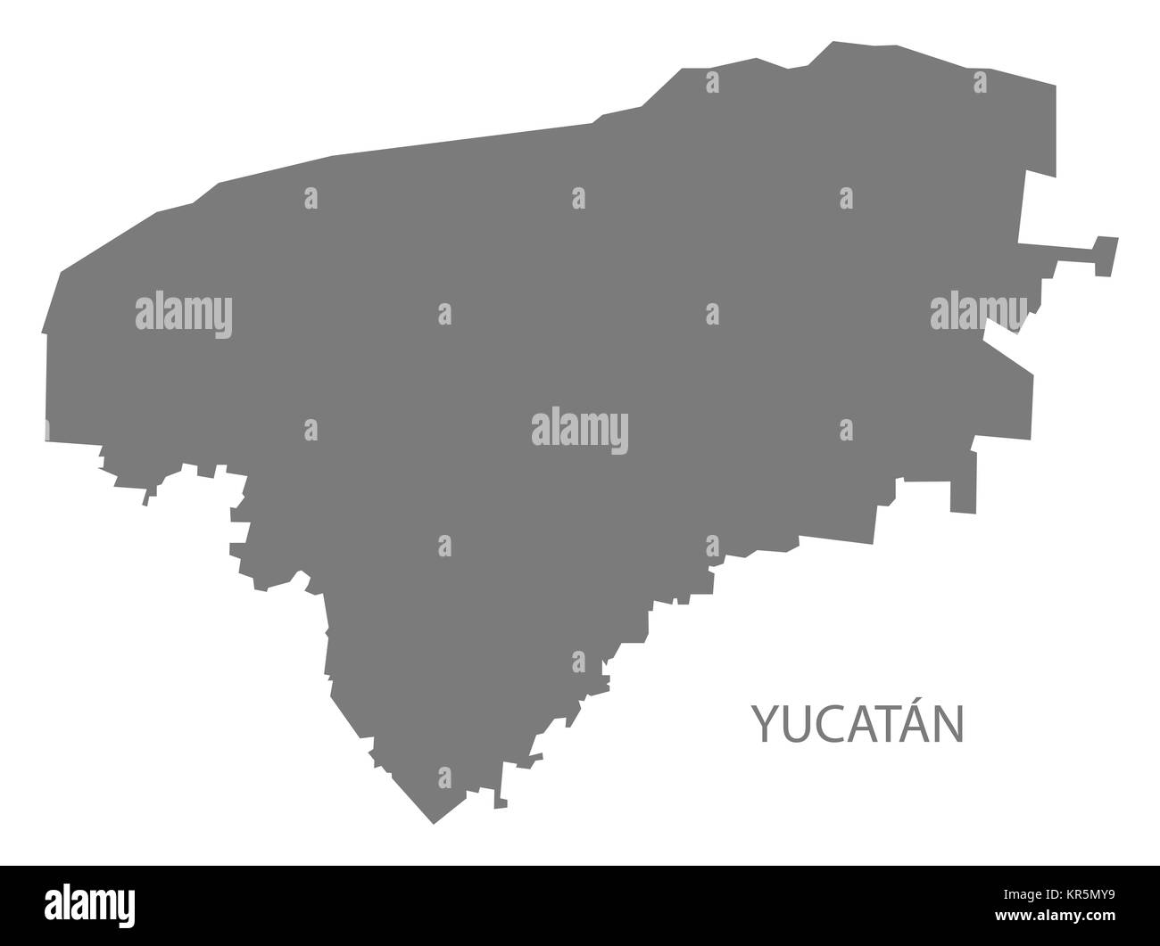 yucatan on the mexico map