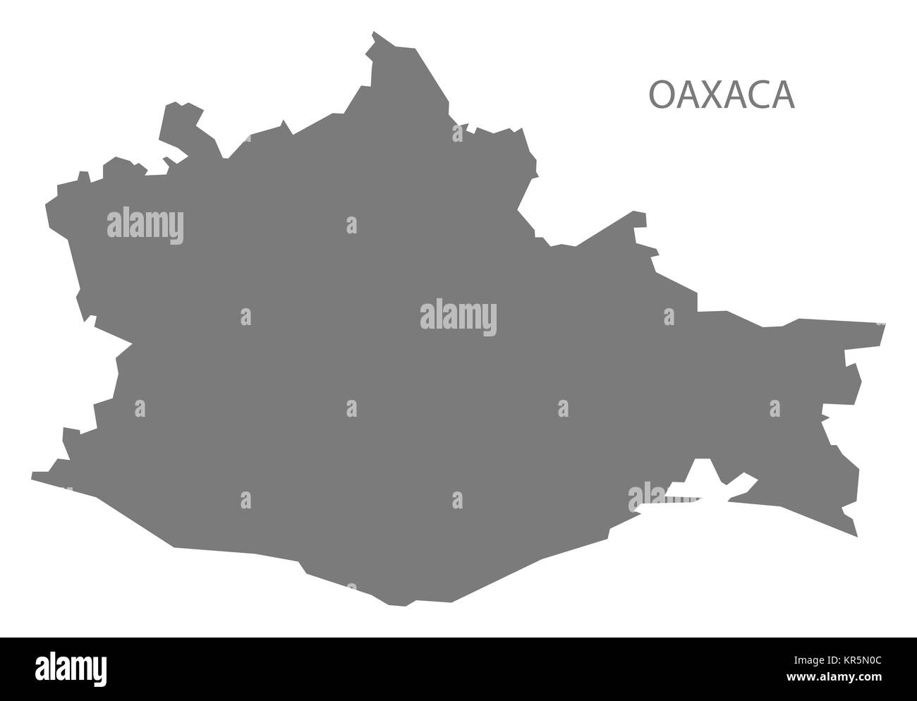 Oaxaca map vector hi-res stock photography and images - Alamy