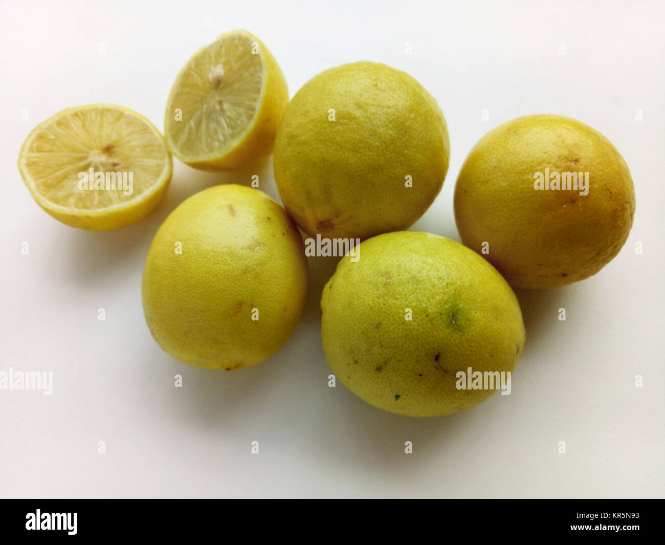 Fresh Lemon Slice Natural Healthy Fruit Stock Photo - Alamy