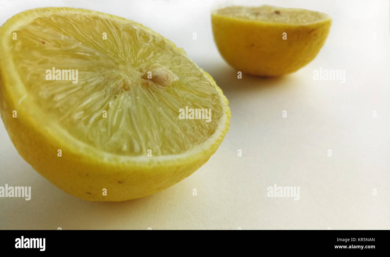 Fresh Lemon Slice Natural Healthy Fruit Stock Photo - Alamy