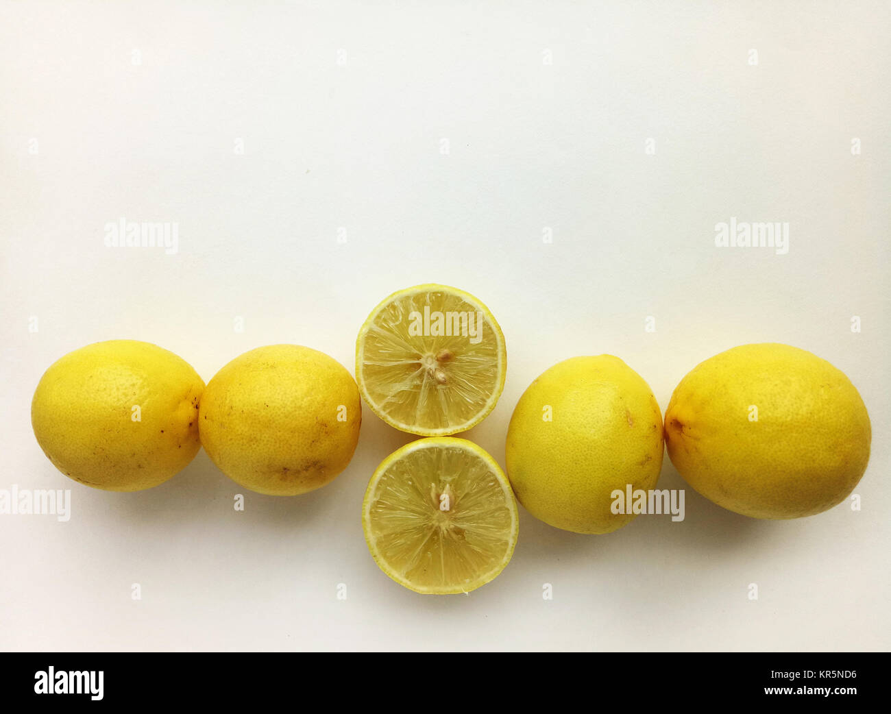 Fresh Lemon Slice Natural Healthy Fruit Stock Photo - Alamy