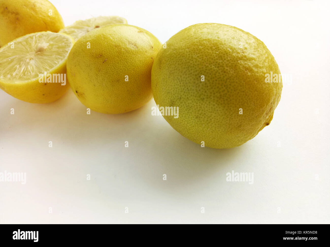 Fresh Lemon Slice Natural Healthy Fruit Stock Photo - Alamy