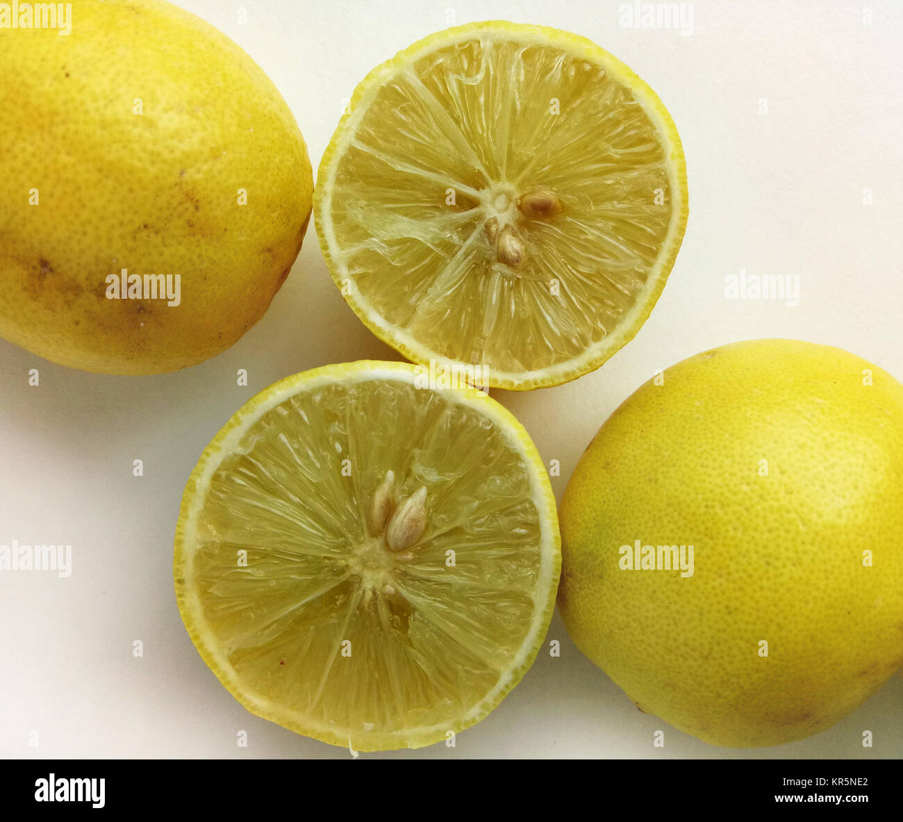 Fresh Lemon Slice Natural Healthy Fruit Stock Photo - Alamy