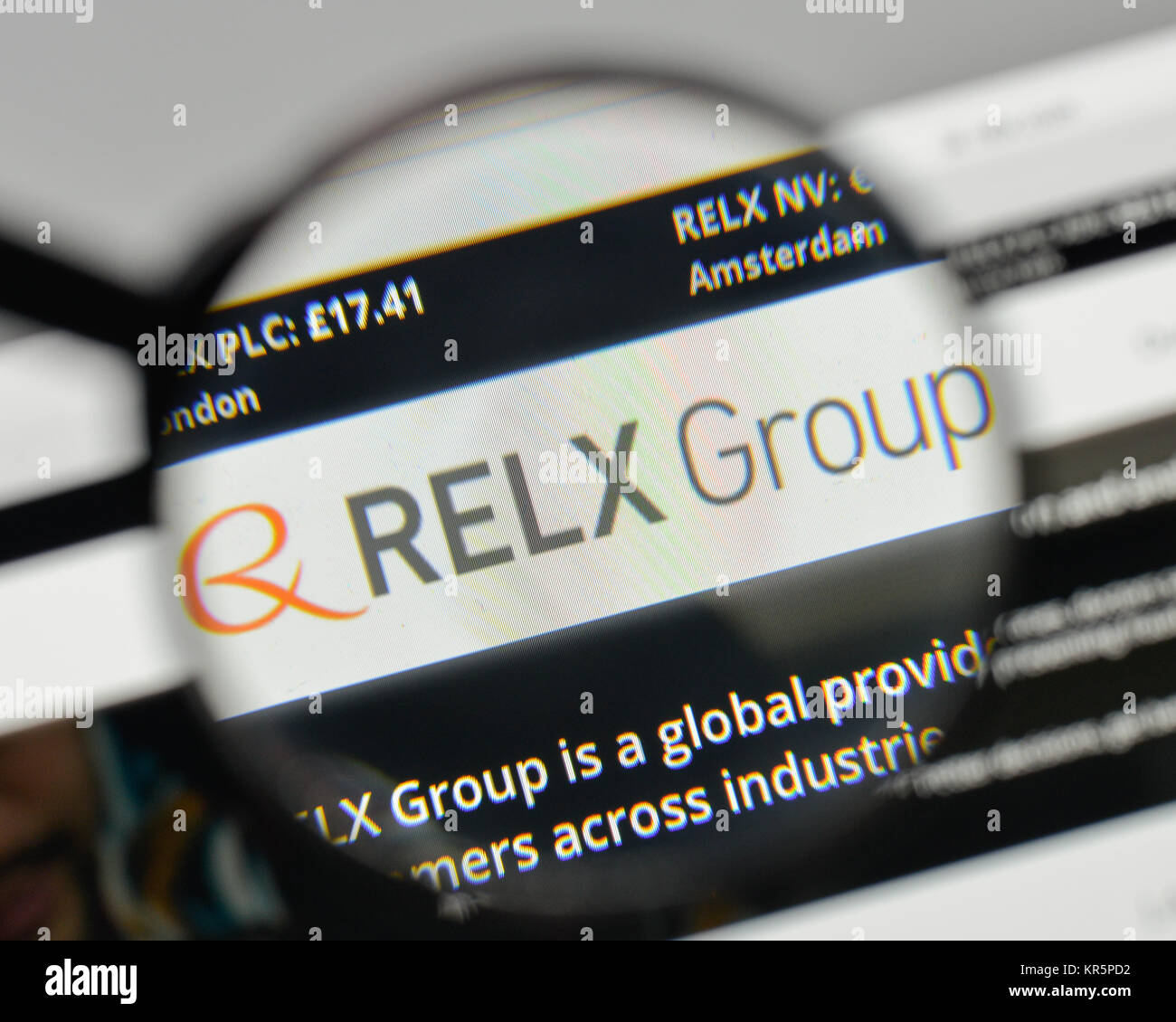Relx logo hi-res stock photography and images - Alamy