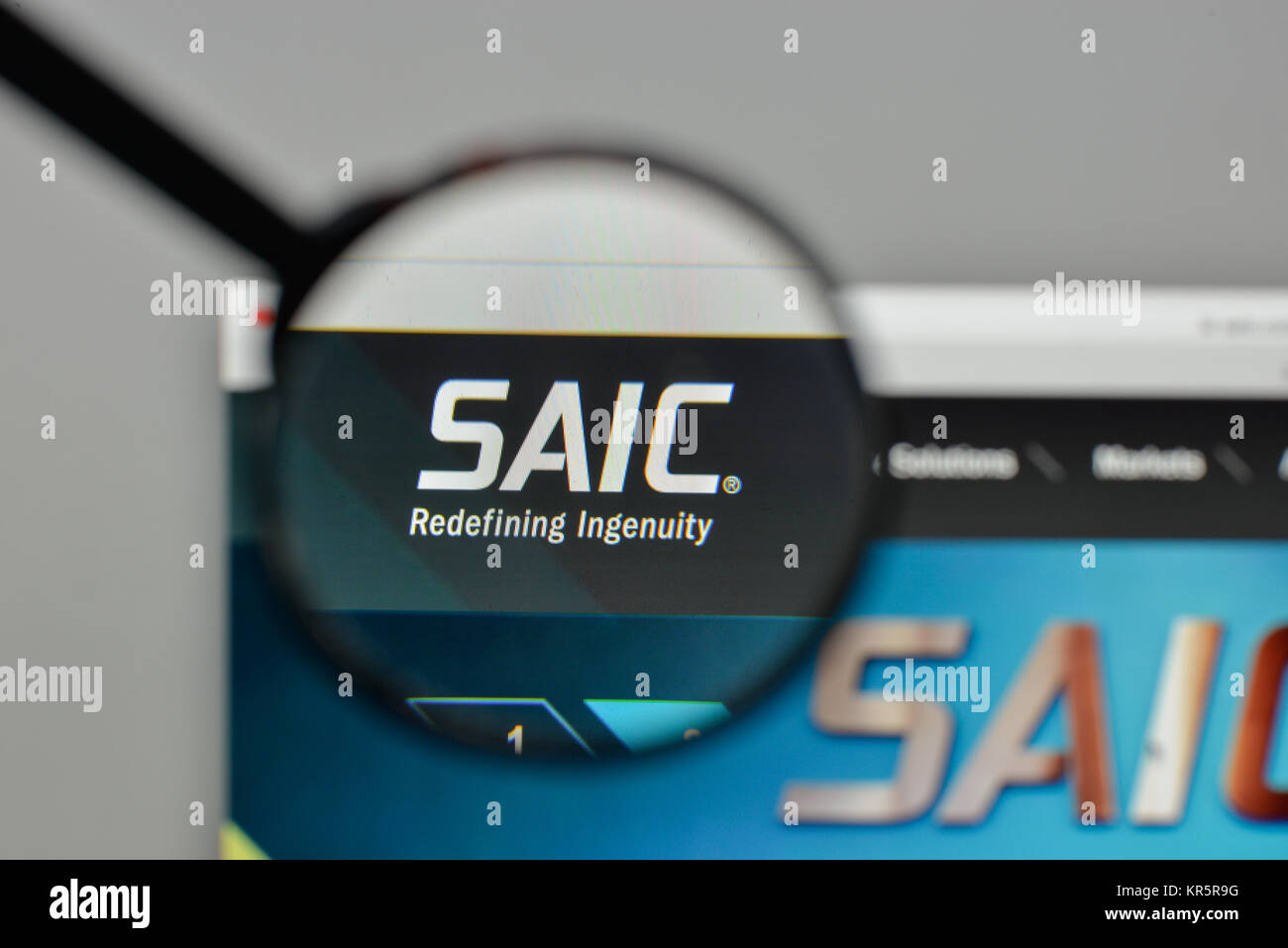 Milan, Italy - November 1, 2017: Science Applications International ...