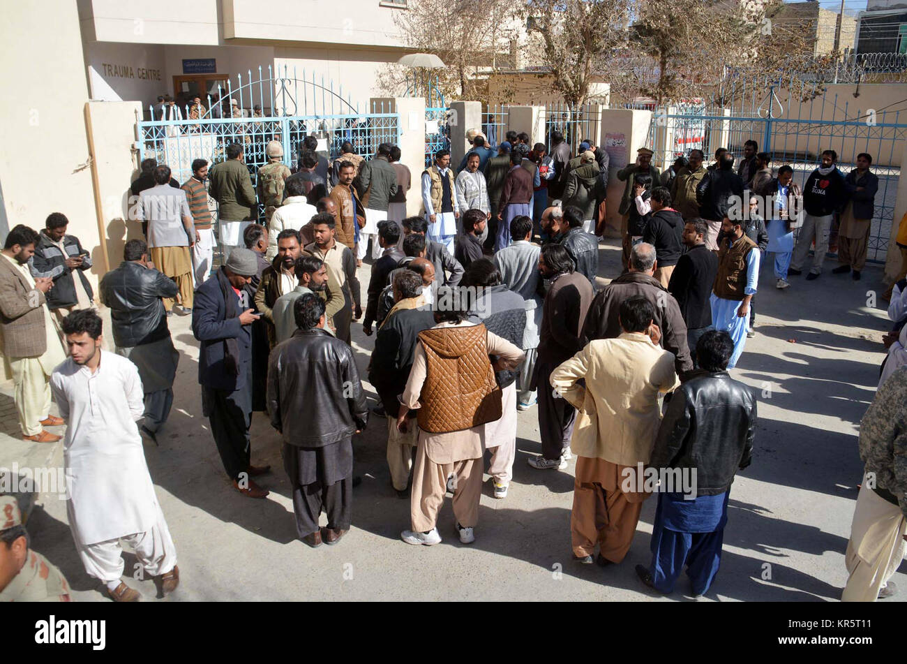 Relatives gather at civil hospital to identify the victims of Bethel ...