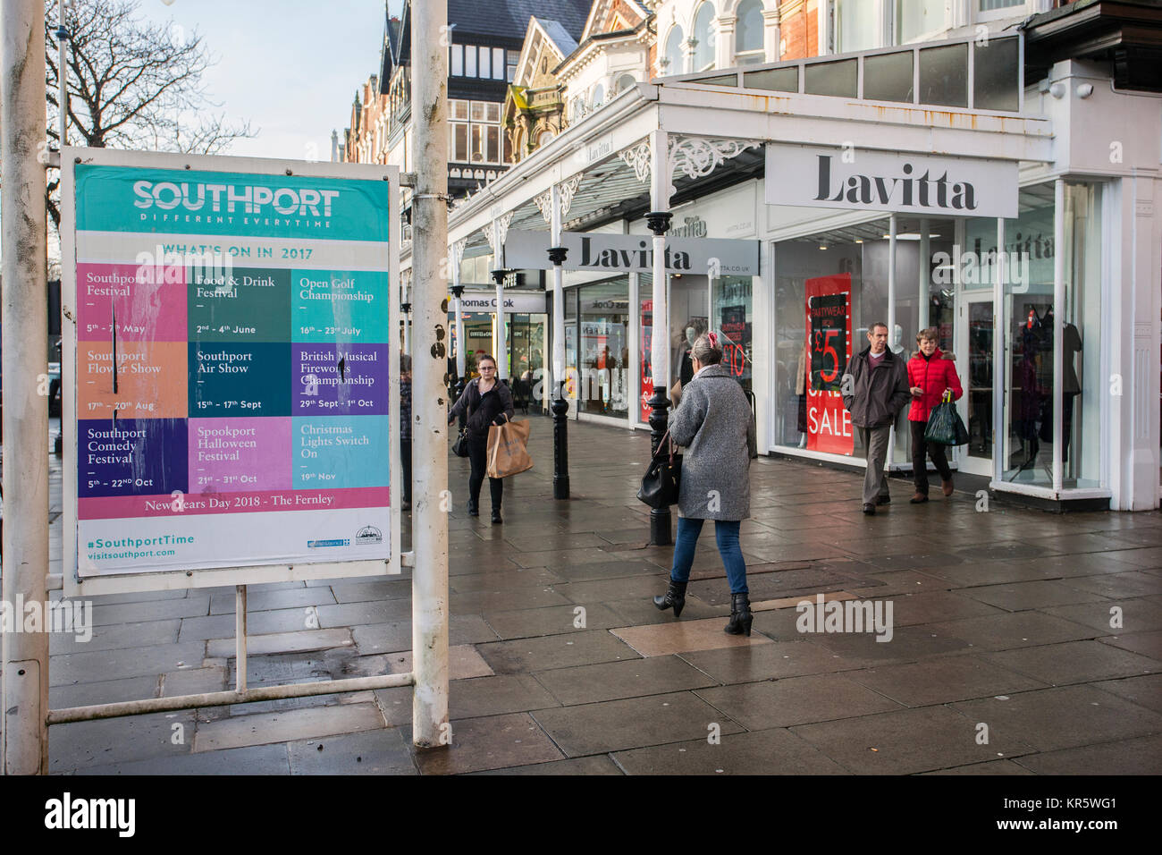 Map of southport town centre hi-res stock photography and images - Alamy