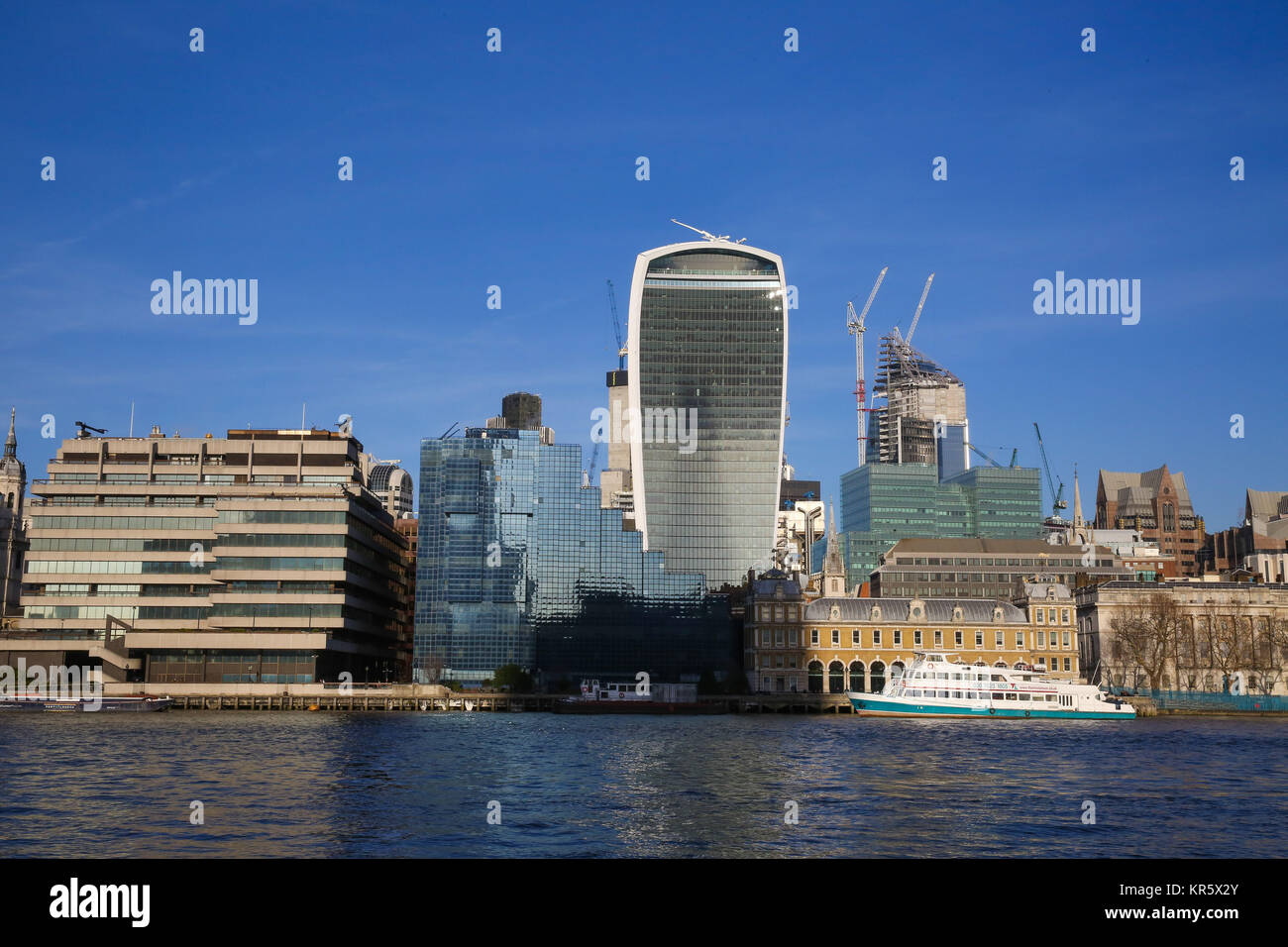 London, UK. 18th Dec, 2017. A view of Walkie Talkie building, commonly ...