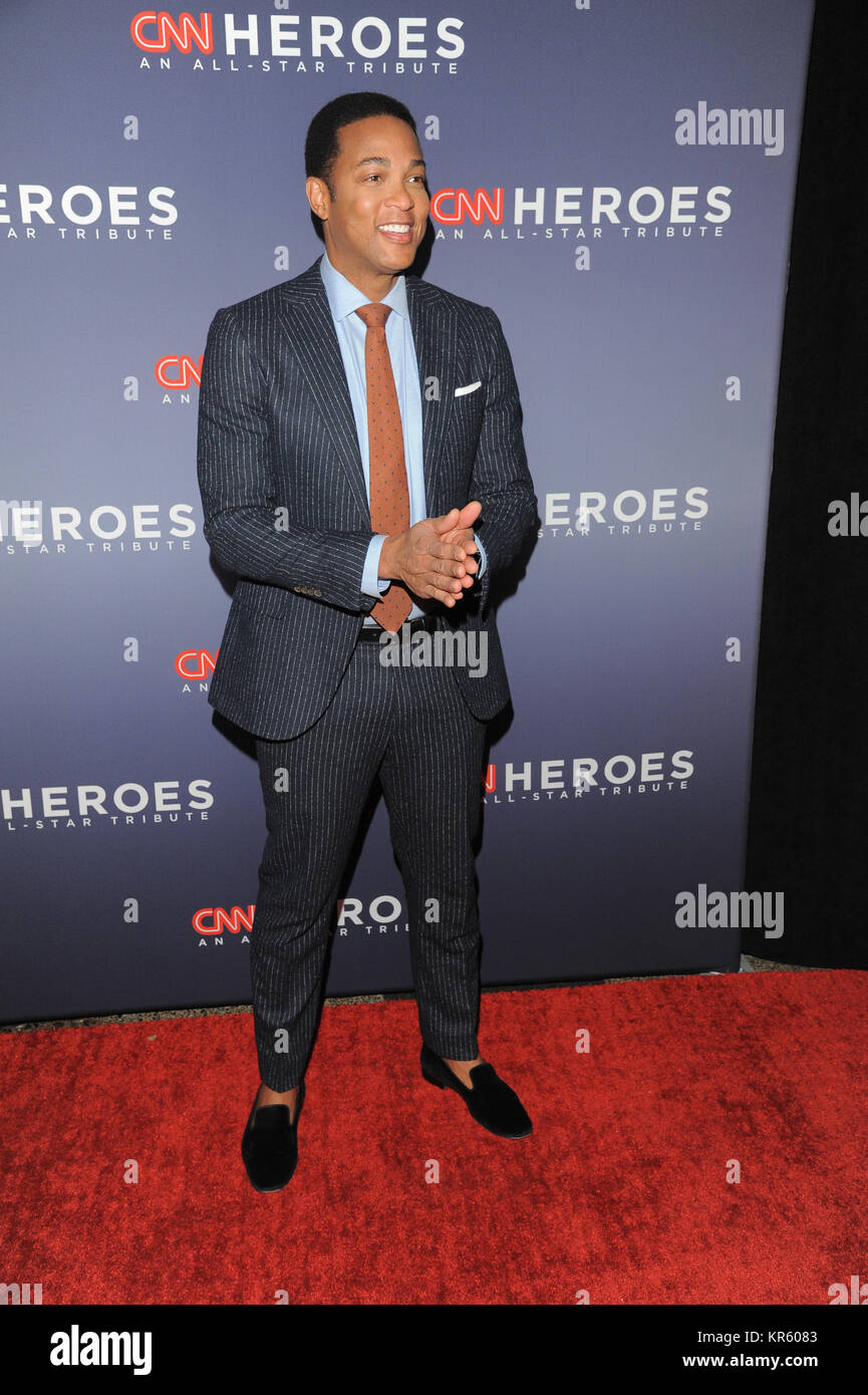 New York, USA. 17th Dec, 2017. Anchor Don Lemon attends CNN Heroes 2017 ...
