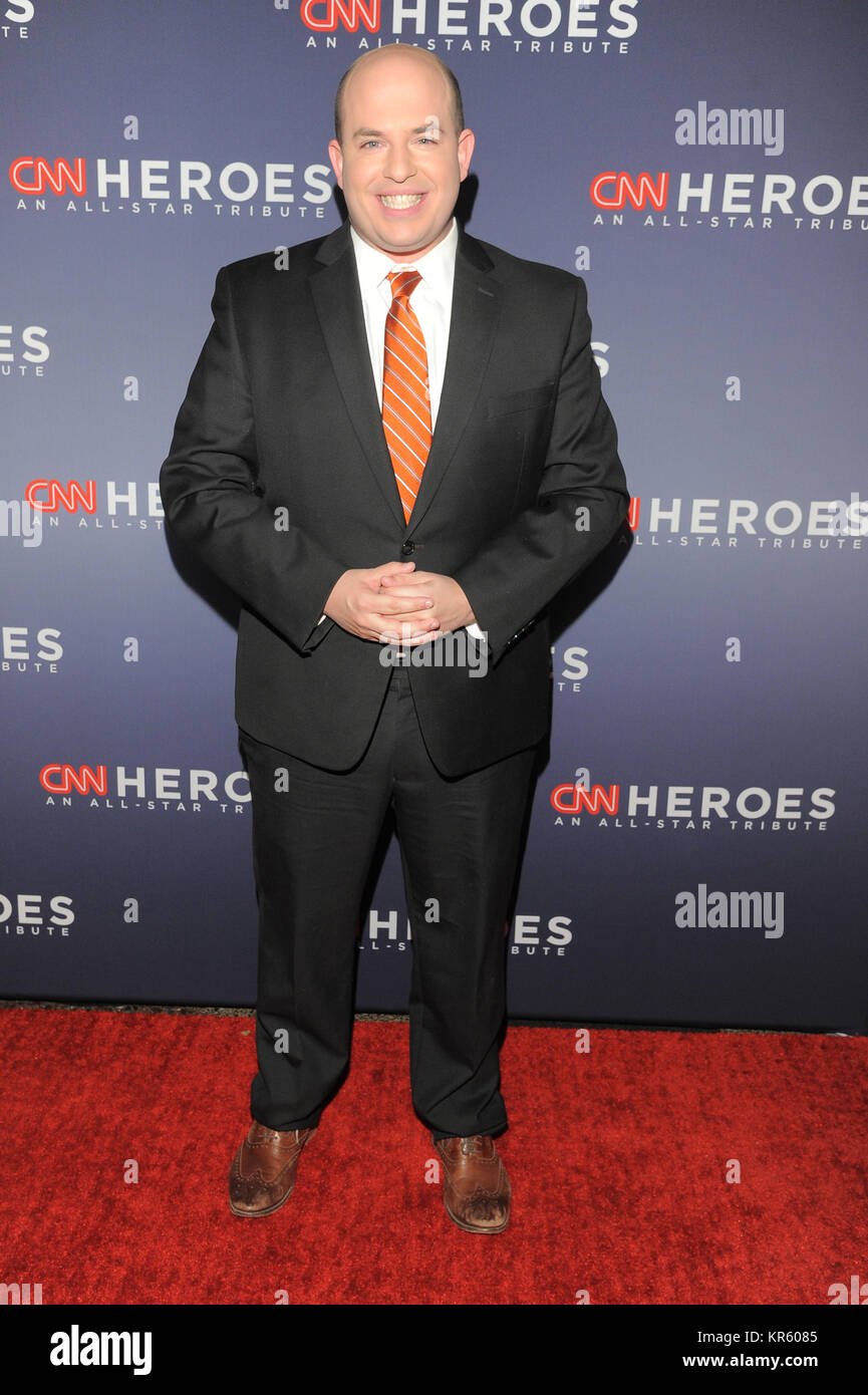 New York, USA. 17th Dec, 2017. Correspondent Brian Stelter attends CNN ...