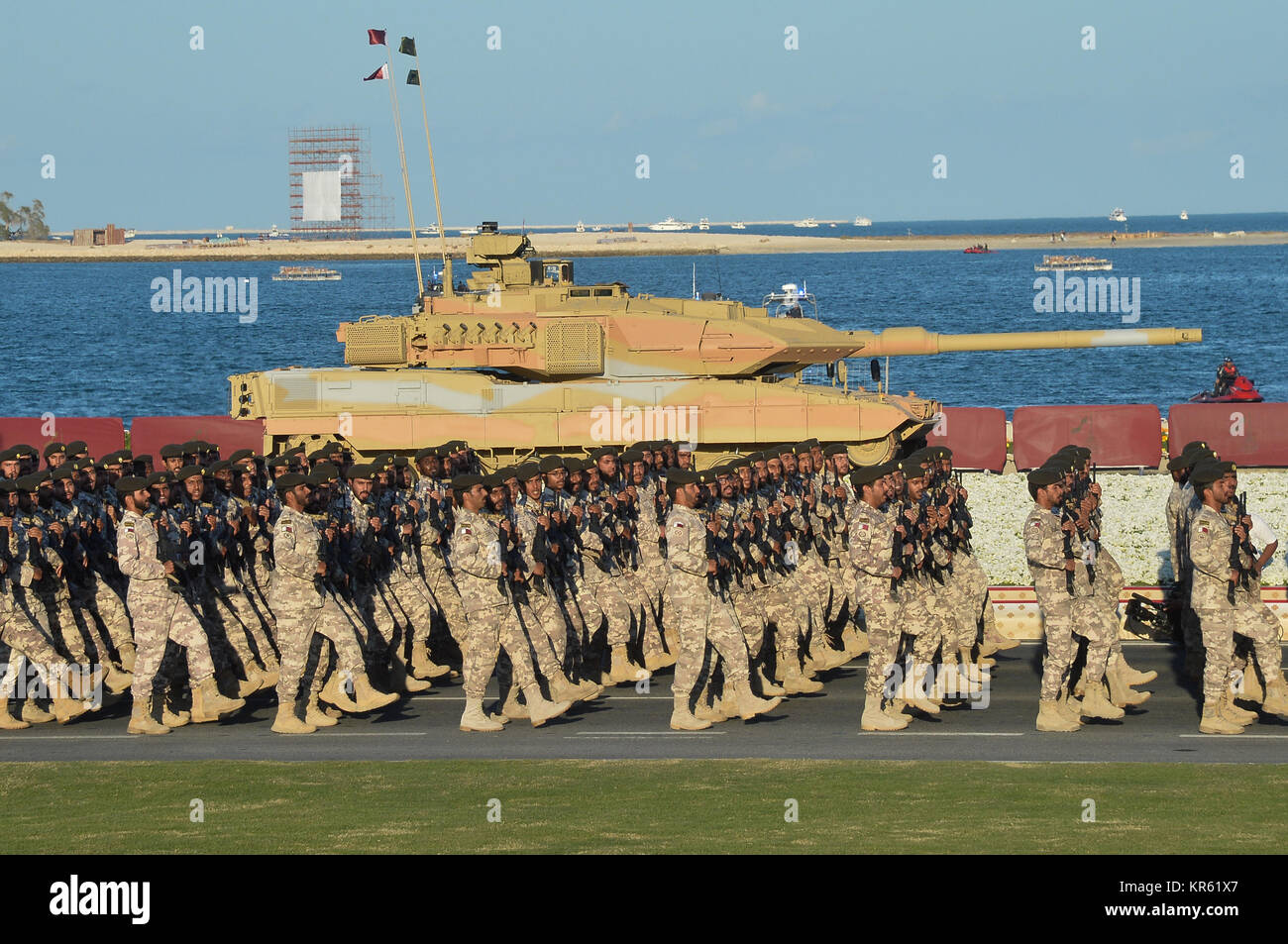 Qatar national day parade hi-res stock photography and images - Alamy