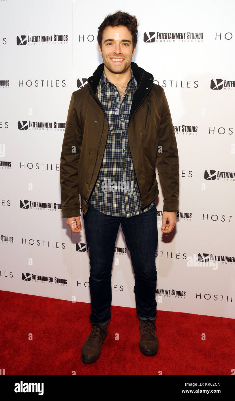 New York, NY, USA. 18th Dec, 2017. Corey Cott attends the New York ...