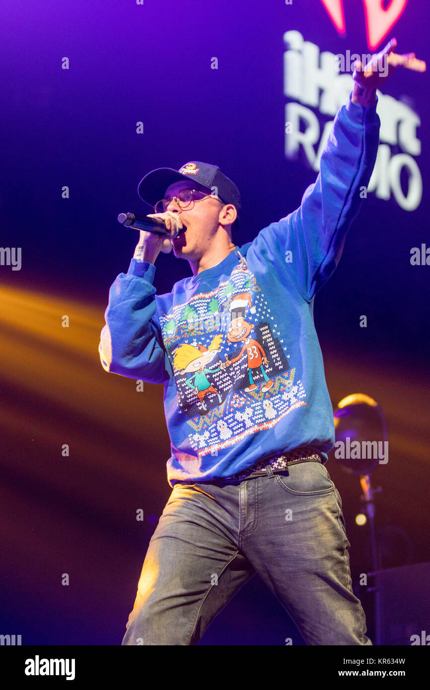 Sunrise, Florida, USA. 17th Dec, 2017. Rapper LOGIC (SIR ROBERT BRYSON ...