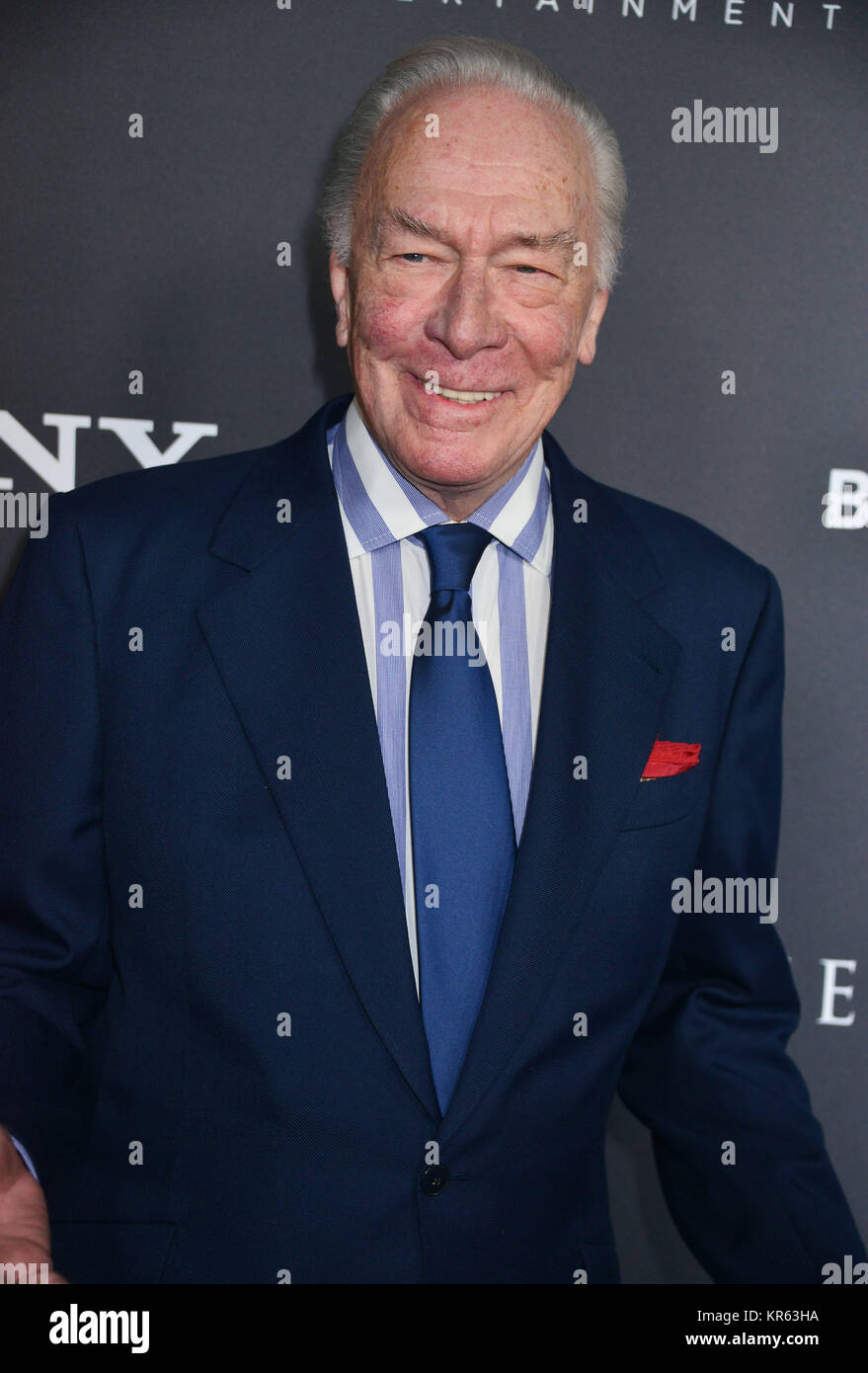 Los Angeles, USA. 18th Dec, 2017. a Christopher Plummer 010 attends the ...