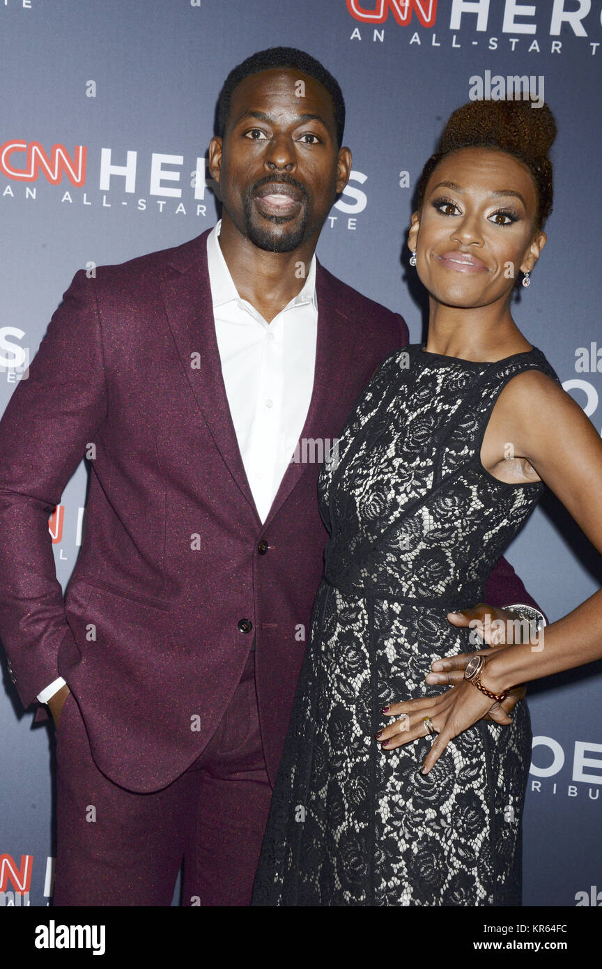 New York City. 17th Dec, 2017. Sterling K. Brown and Ryan Michelle ...