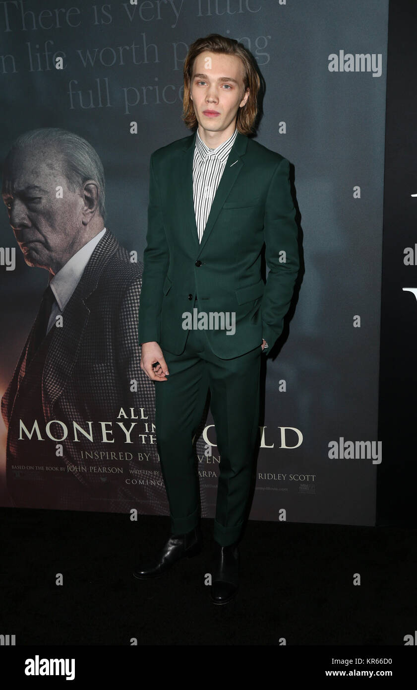 Beverly Hills, Ca. 18th Dec, 2017. Charlie Plummer, at Premiere Of Sony ...