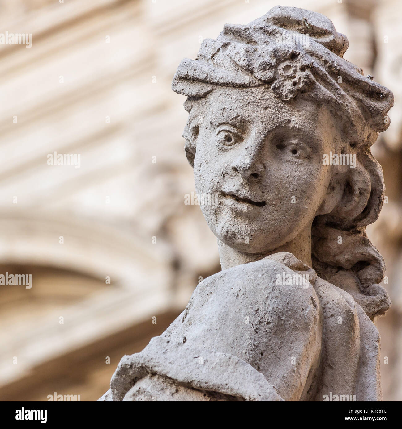 Sicilian Baroque statue Stock Photo - Alamy