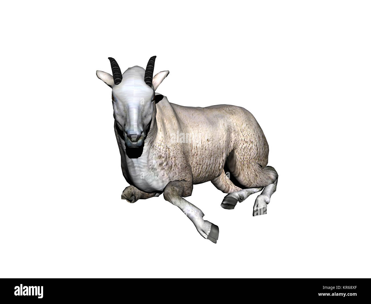 Pair of goats Cut Out Stock Images & Pictures - Alamy