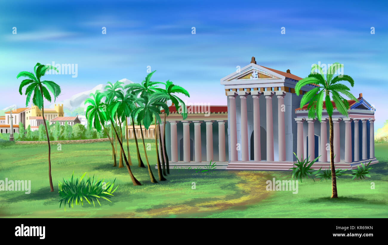 Ancient Greek Temple Stock Photo - Alamy