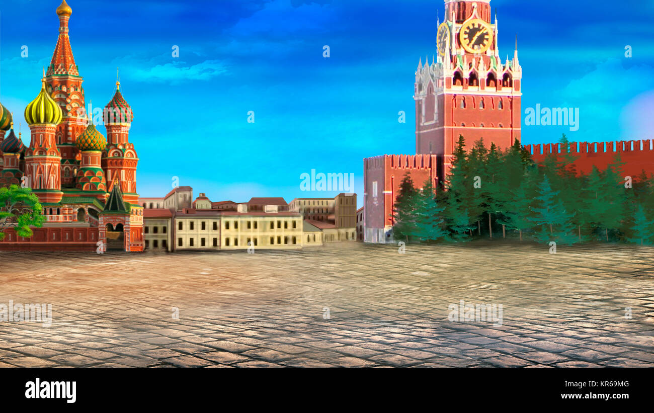 Red Square. Moscow Kremlin Stock Photo - Alamy