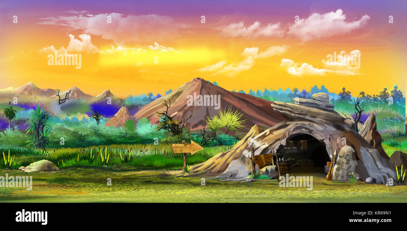 Prehistoric Stone Cave Stock Photo - Alamy