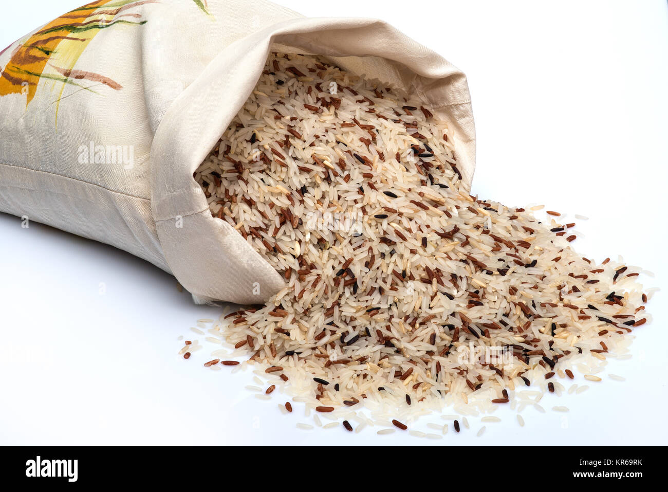 Multi organic Jasmine rice Stock Photo - Alamy