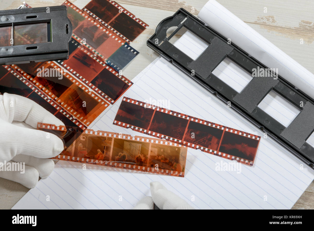 technician scan a negative film Stock Photo - Alamy