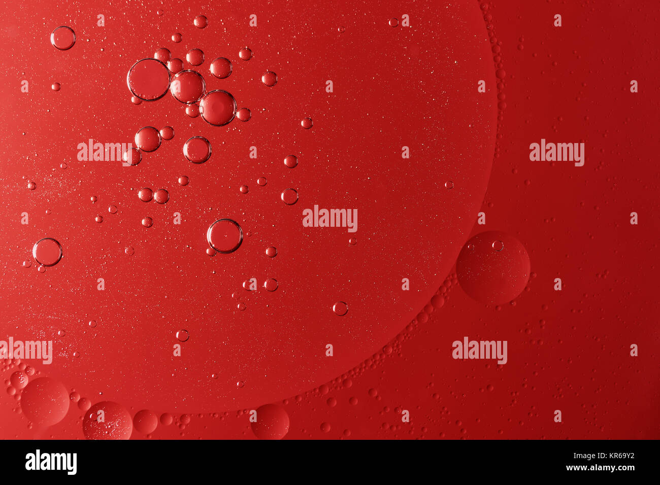 Red abstract of oil bubbles Stock Photo - Alamy
