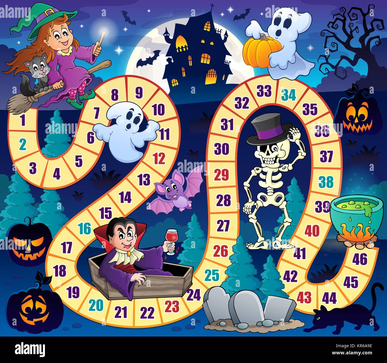 Haunted house board game hi-res stock photography and images - Alamy