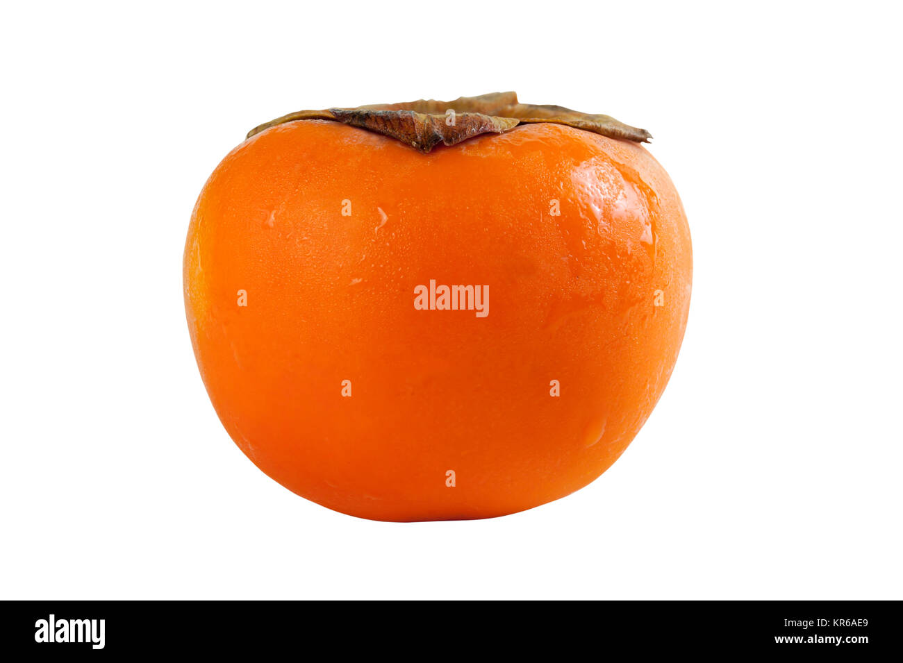 Persimmon fruit fresh isolated Stock Photo - Alamy