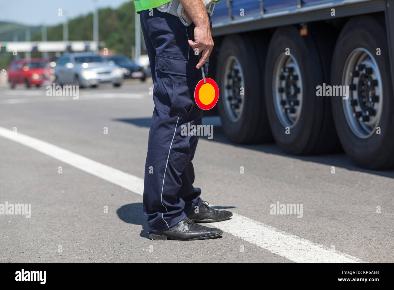 Vehicle traffic officer motorway hi-res stock photography and images ...