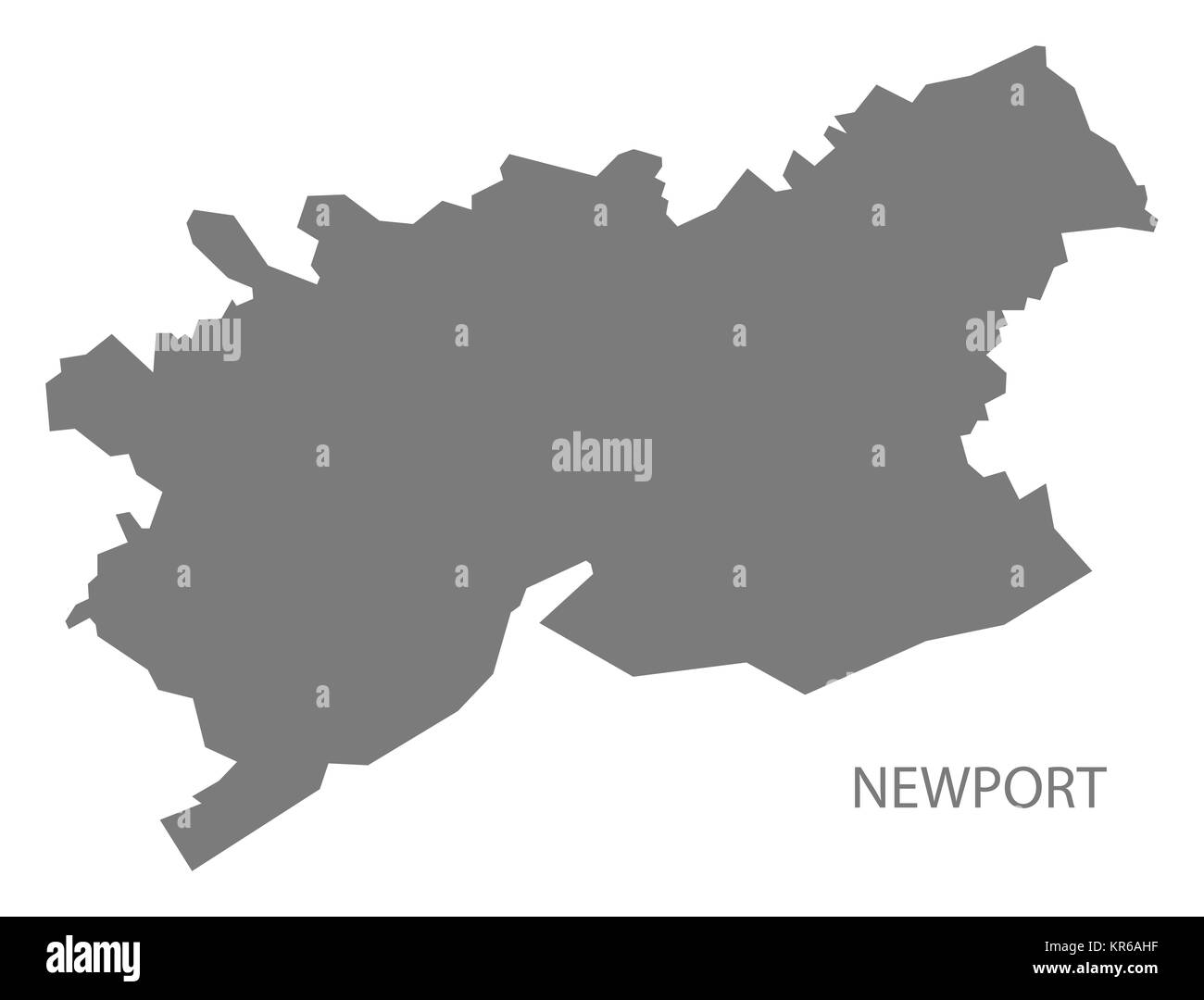 Newport wales map Cut Out Stock Images & Pictures - Alamy