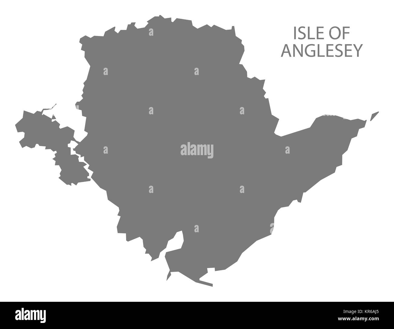 Map of anglesey hi-res stock photography and images - Alamy