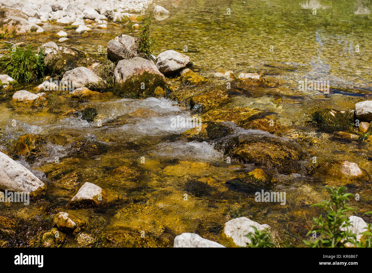 Beautiful mountain stream runs over hi-res stock photography and images ...