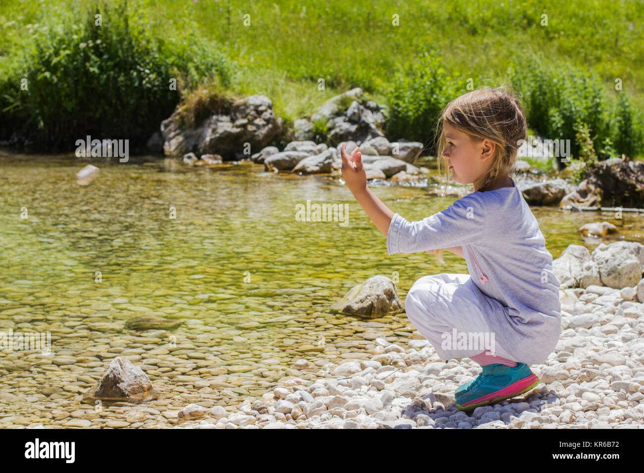 Childhood in Nature Stock Photo - Alamy