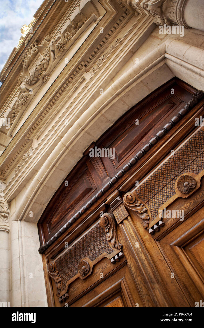 Door of a mansion Stock Photo - Alamy