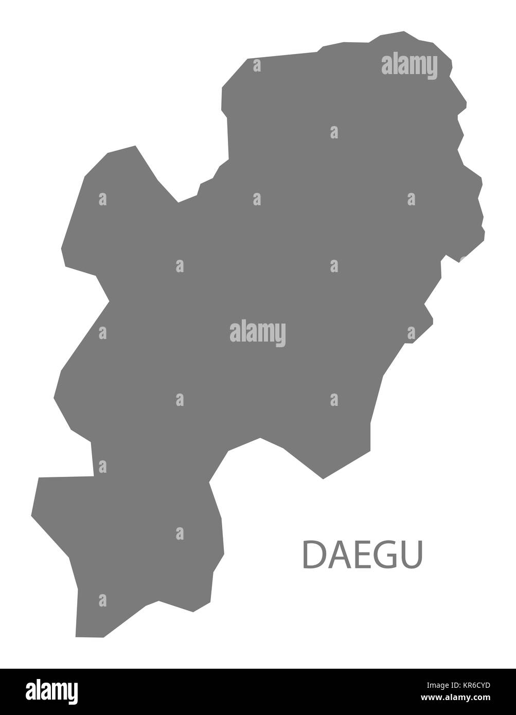 Map of daegu hi-res stock photography and images - Alamy