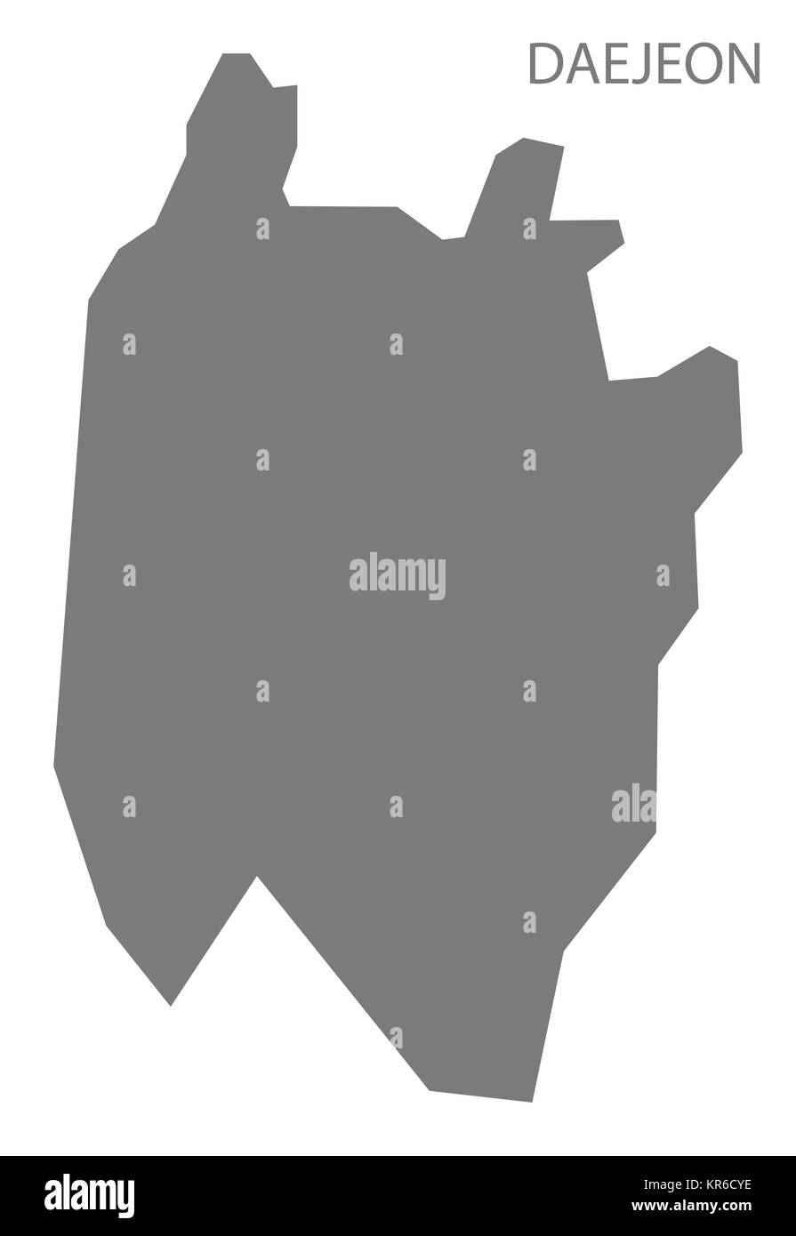 Daejeon map hi-res stock photography and images - Alamy