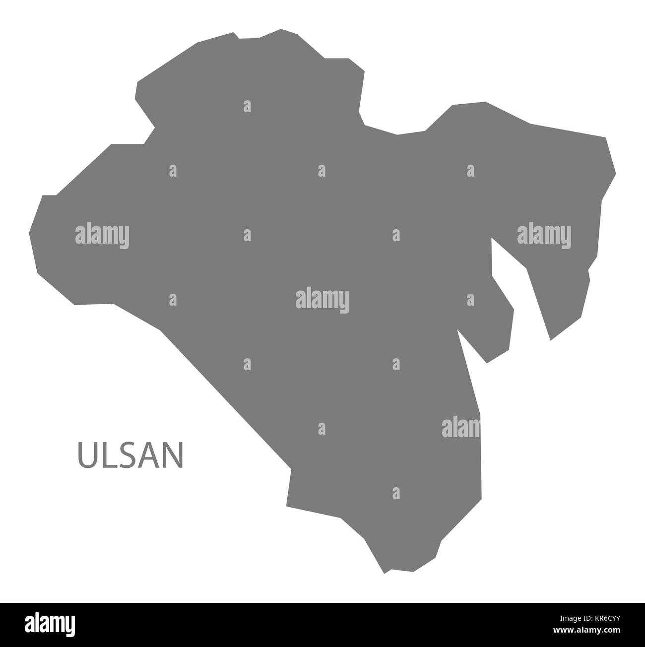 Ulsan map hi-res stock photography and images - Alamy