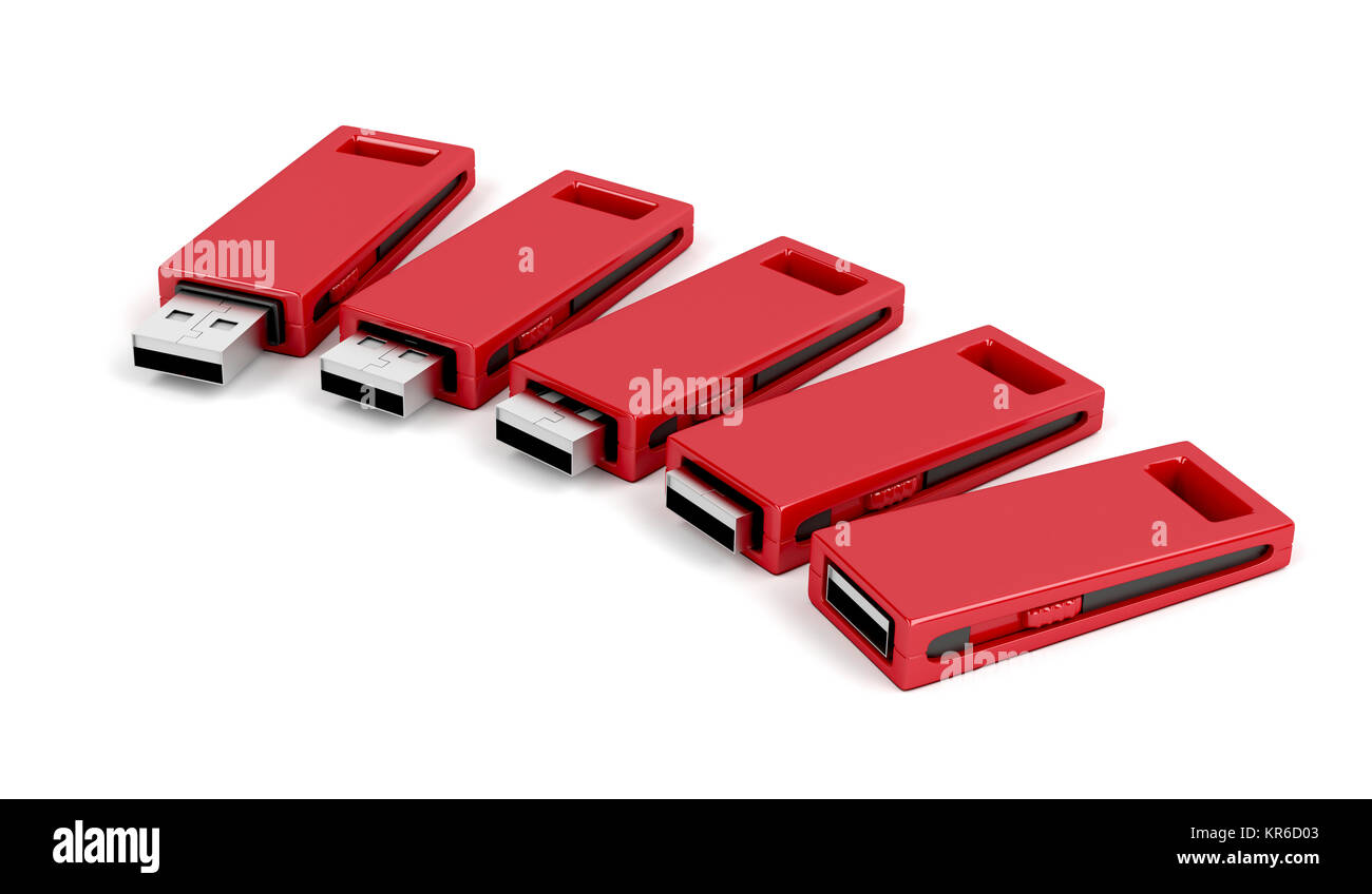 Slide usb flash drives Stock Photo - Alamy