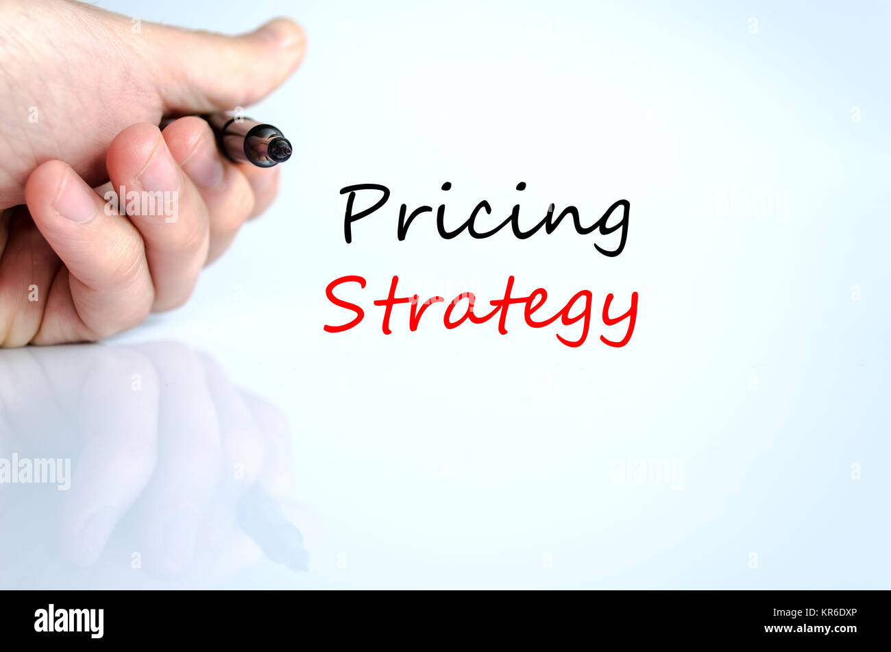 Pricing strategy text concept Stock Photo - Alamy