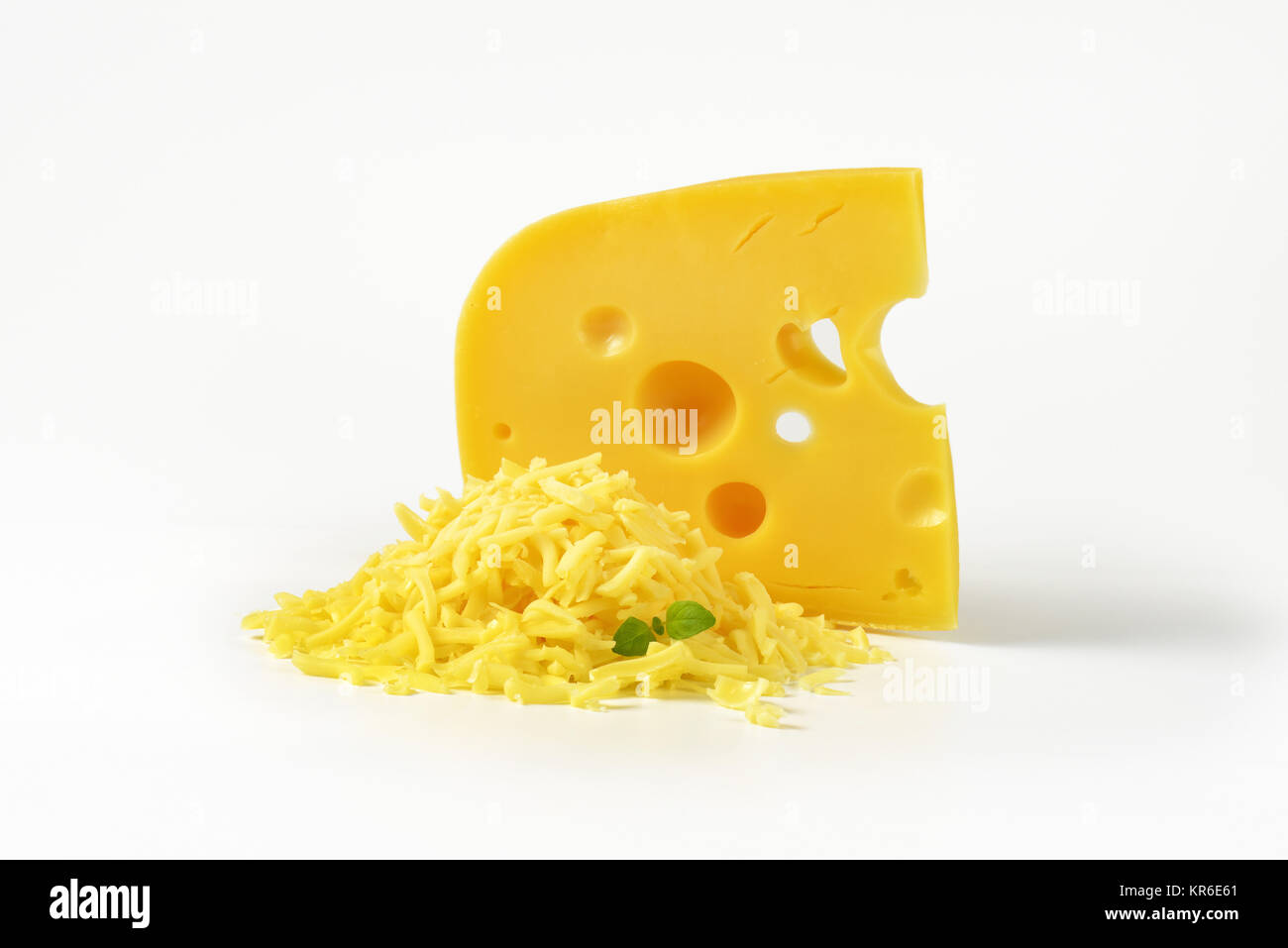 Swiss style cheese Stock Photo - Alamy