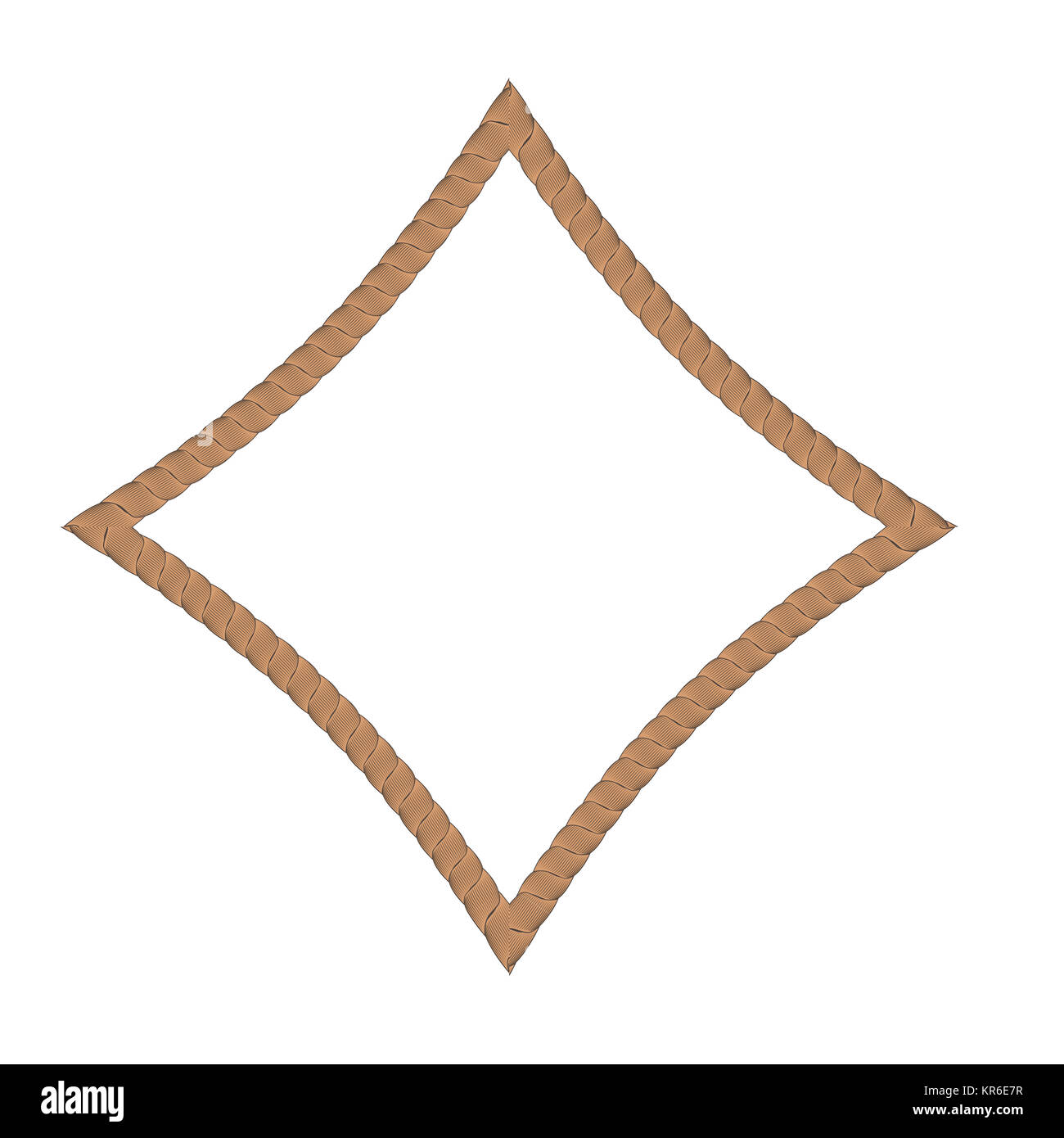 Rope Creative Ornament Stock Photo - Alamy