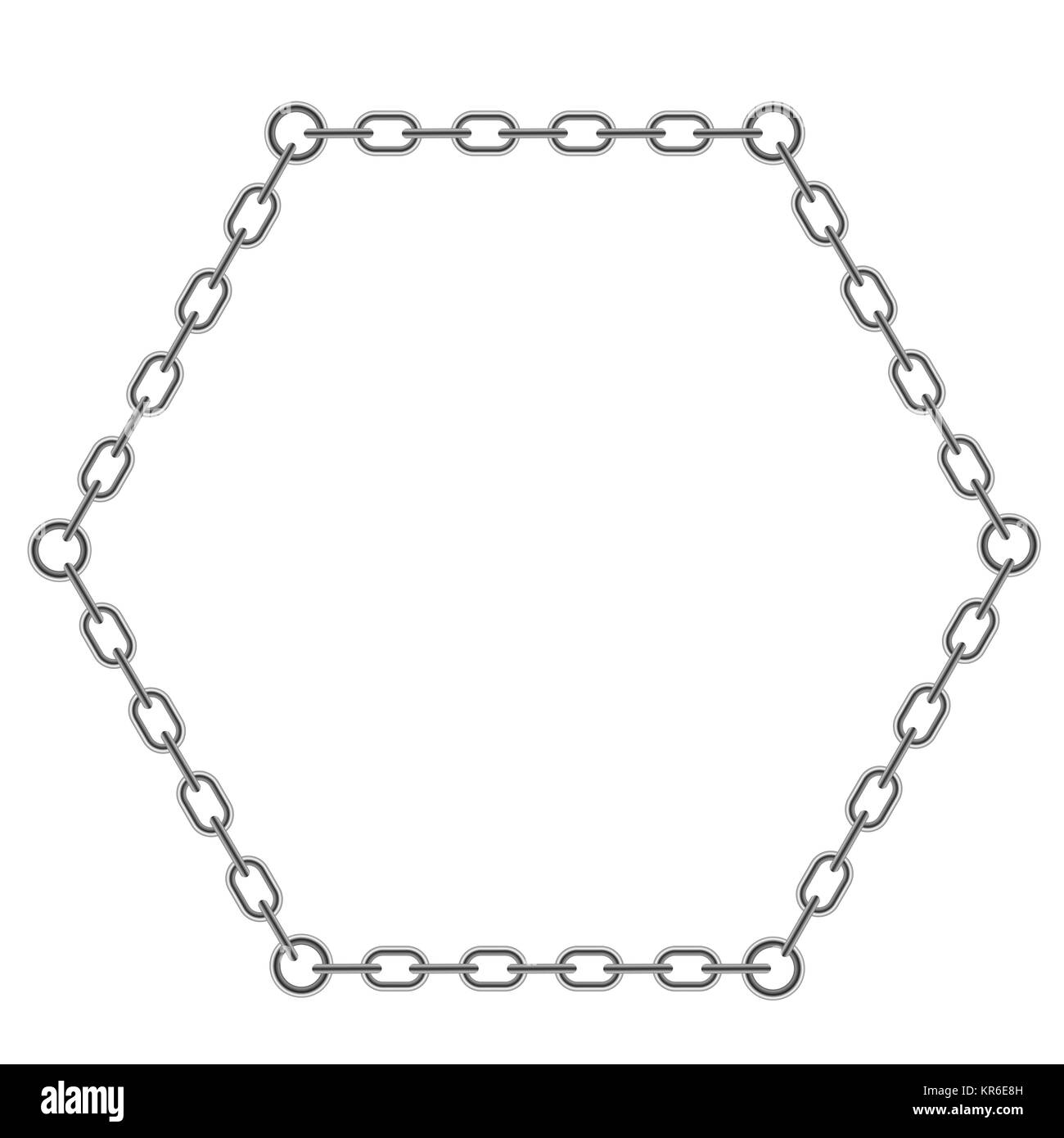 Grey Chain Frame Stock Photo - Alamy