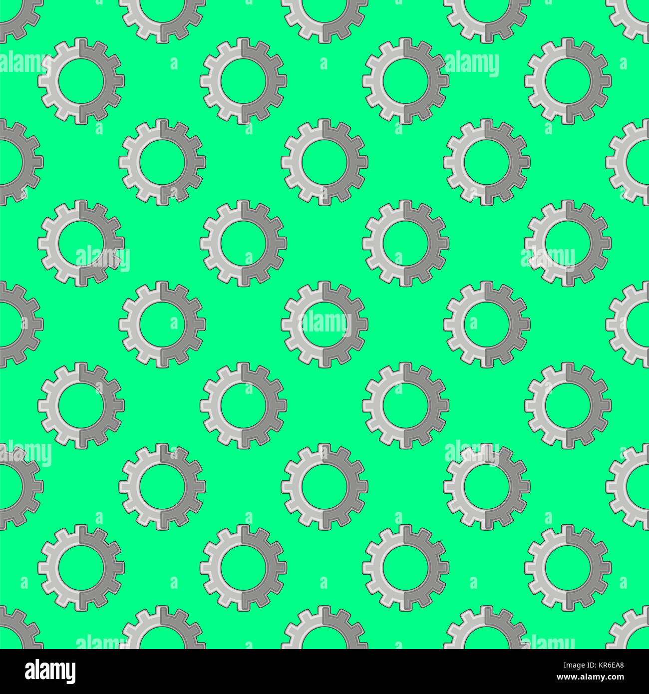 Seamless Gear Pattern. Industrial Background Stock Photo - Alamy
