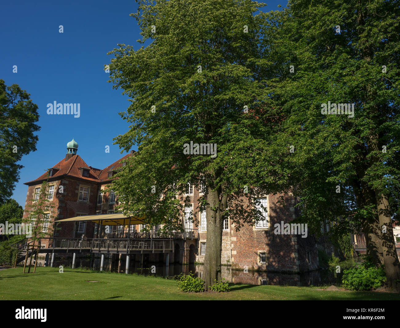 the moated castle of velen Stock Photo - Alamy