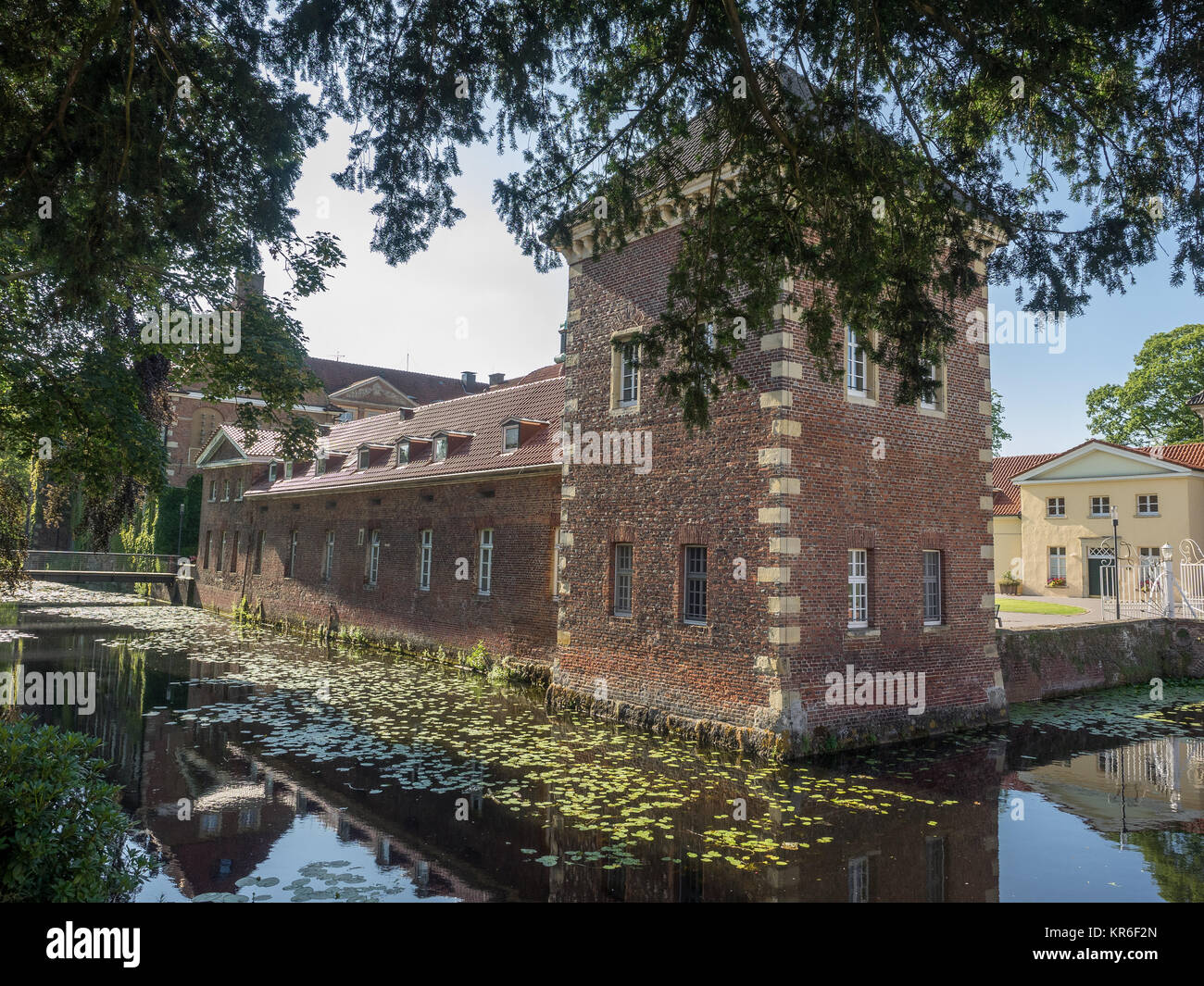 the moated castle of velen Stock Photo - Alamy