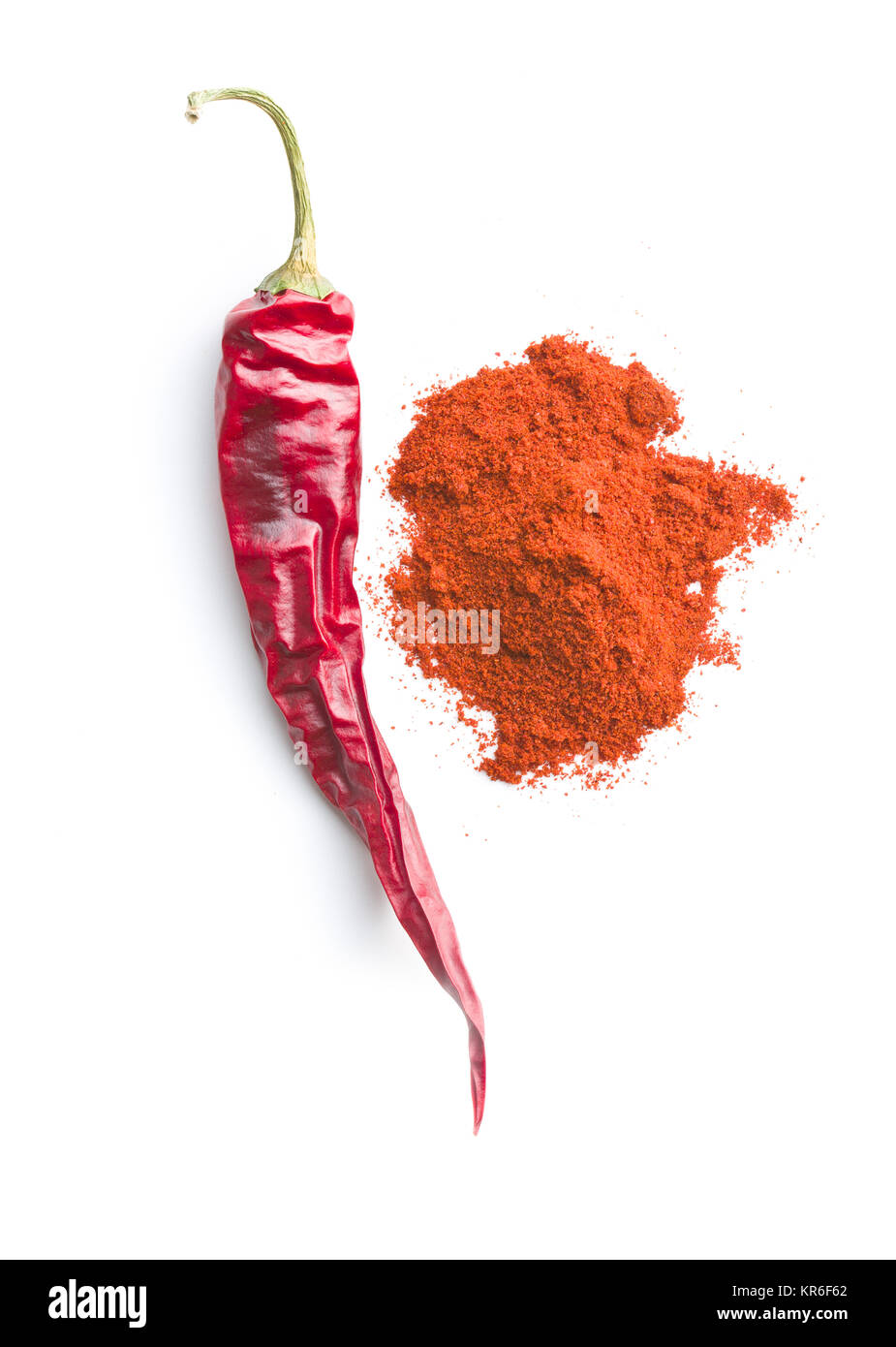 Chili pepper powdered pepper Cut Out Stock Images & Pictures - Alamy
