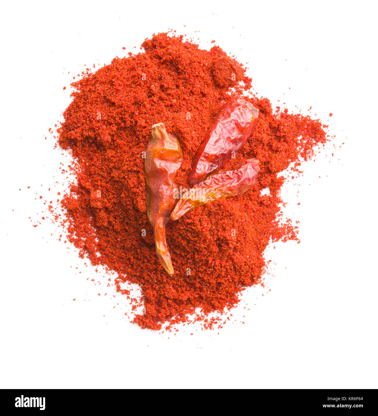 Chili pepper powdered pepper Cut Out Stock Images & Pictures - Alamy